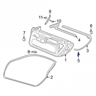 Porsche 911 Series Door Moldings | Side, Edge, Belt – CARiD.com