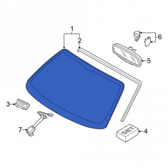 Porsche 911 Series Replacement Windshield Glass — CARiD.com