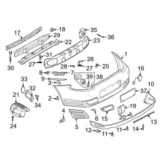 Porsche OEM Bumpers | Genuine Front & Rear Bumpers — CARiD.com