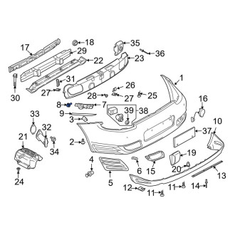 Porsche 911 Series OEM Bumpers | Genuine Front & Rear Bumpers — CARiD.com