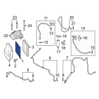 Porsche 911 Series OEM A/C & Heating Parts | Systems, Compressors ...