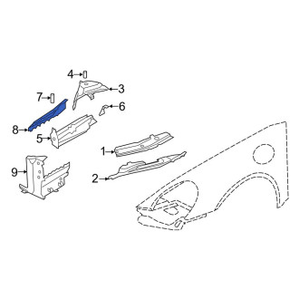 Porsche 911 Series Replacement Chassis Frames & Rails - CARiD.com