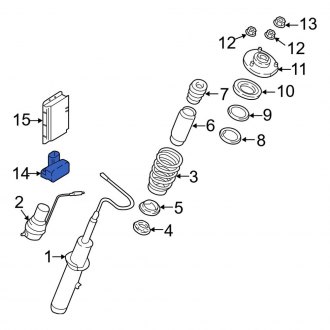 Porsche Cayman OEM Suspension Parts | Shocks, Struts — CARiD.com