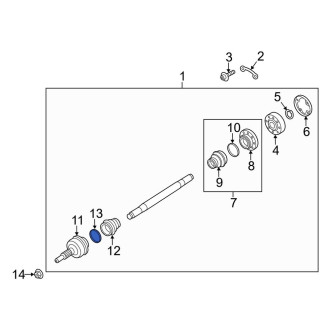 Porsche Boxster OEM Driveline & Axle Parts | Hubs, CV-Joints — CARiD.com