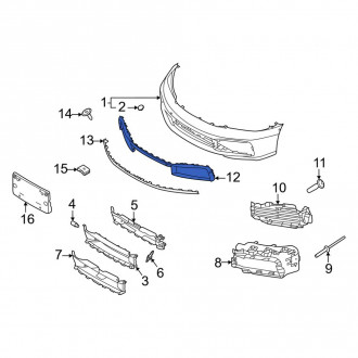 Porsche 911 Series Replacement Bumper Moldings & Trim — CARiD.com