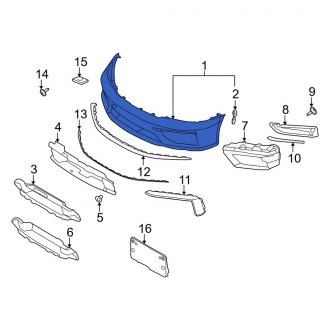 Porsche 911 Series Replacement Front Bumpers & Components — CARiD.com