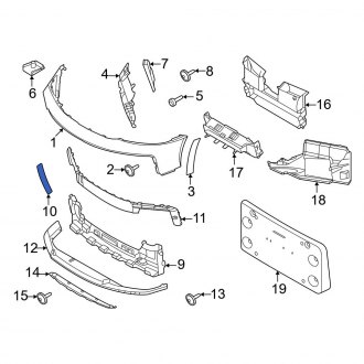 Porsche 911 Series Replacement Bumper Moldings & Trim — CARiD.com