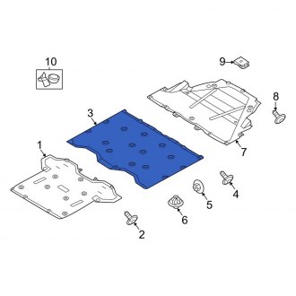 Porsche Underbody Covers | Splash Shields, Protection — CARiD.com