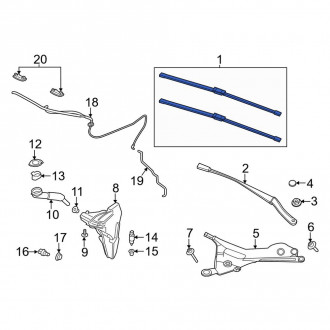 Porsche OE™ Wiper Blades - CARiD.com