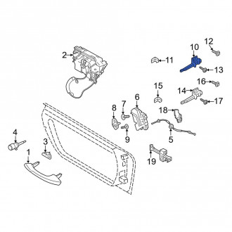 Porsche 911 Series Door Hinges, Pin & Bushing Kits – CARiD.com