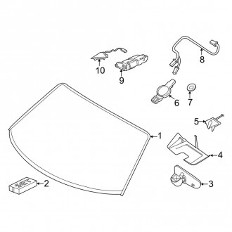 2022 Porsche 911 Series Replacement Windshield Glass — CARiD.com