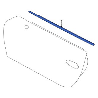 Porsche 911 Series Door Moldings - Side, Edge, Belt | CARiD