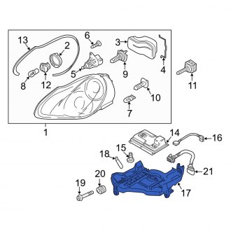 Porsche OE™ Header Panels - CARiD.com