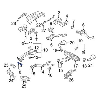 Porsche Cayenne OEM Exhaust Parts | Systems, Tips, Pipes — CARiD.com