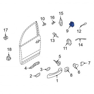 Porsche Cayenne Door Locks + Components — CARiD.com