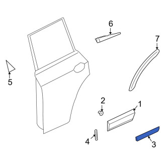 Porsche Cayenne Door Moldings | Side, Edge, Belt – CARiD.com