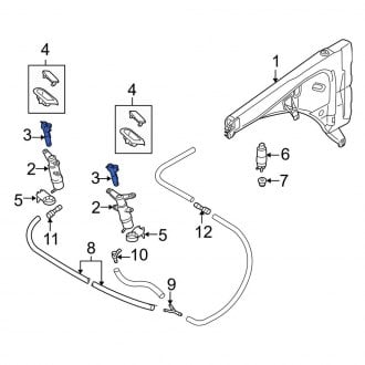Porsche Cayenne Washer Nozzles & Parts — CARID.com