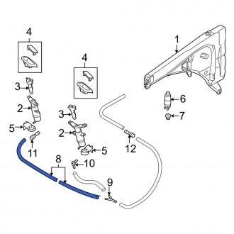 Porsche Cayenne Washer Nozzles & Parts — CARID.com
