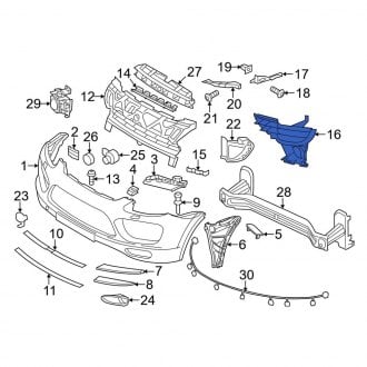 Porsche Cayenne Replacement Grilles | Moldings, Brackets - CARiD.com