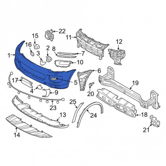 Porsche Cayenne Replacement Front Bumpers & Components — CARiD.com