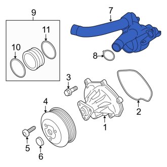 Porsche Cayenne Thermostat Housings, Filler Necks — CARiD.com