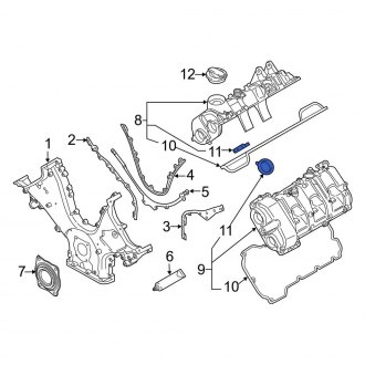 Porsche Panamera Engine Valve Covers & Parts | Gaskets, Bolts — CARiD.com