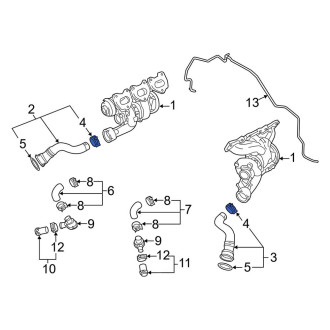 Porsche Turbocharger Pipes, Hoses & Clamps — CARiD.com