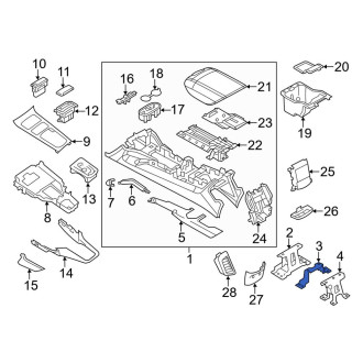 Porsche Cayenne Interior Brackets & Hardware — CARiD.com