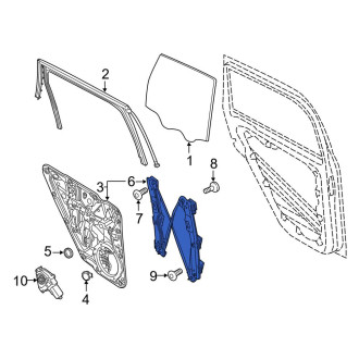 Porsche Cayenne Window Regulators - Manual, Power | CARiD