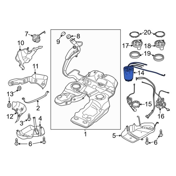 Porsche OE 95862013200 - Electric Fuel Pump