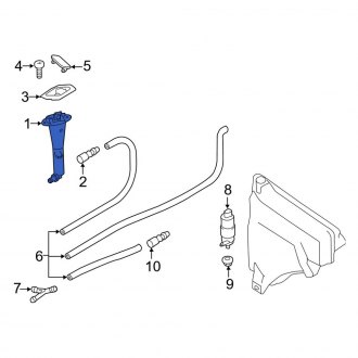 Porsche Cayenne Washer Nozzles & Parts — CARID.com