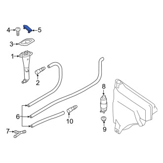 Porsche Cayenne Washer Nozzles & Parts — CARID.com