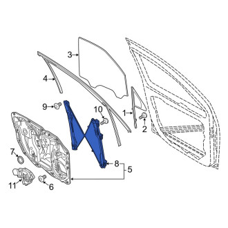 Porsche Cayenne Window Regulators | Manual, Power – CARiD.com