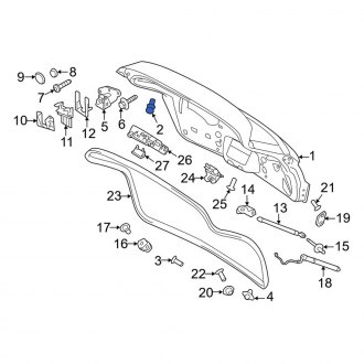 Porsche Macan Trunk & Tailgate Hardware — CARID.com