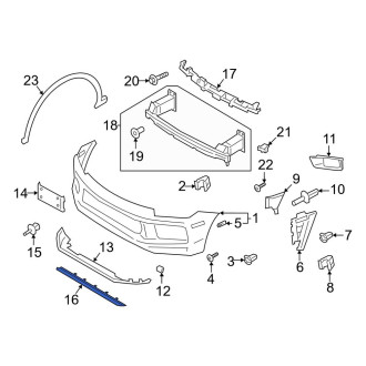Porsche Cayenne Replacement Bumper Moldings & Trim — CARiD.com