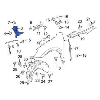 Porsche Fender Braces & Hardware | Bolts, Brackets, Screws — CARiD.com