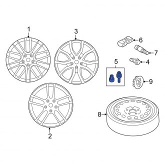 Porsche Cayenne OEM Wheels & Tires | Lug Nuts, TPMS Sensors — CARiD.com
