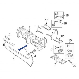 Porsche Cayenne Interior Brackets & Hardware — CARiD.com