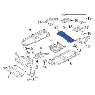 Porsche Cayenne Underbody Covers | Splash Shields — CARiD.com