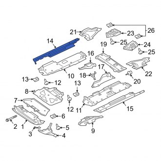 Porsche Underbody Covers | Splash Shields, Protection — CARiD.com