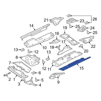 Porsche Underbody Covers | Splash Shields, Protection — CARiD.com