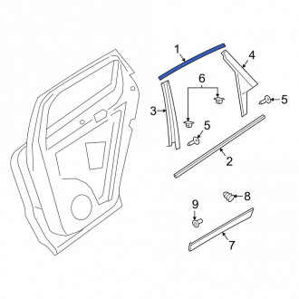 Porsche Cayenne Door Moldings | Side, Edge, Belt – CARiD.com