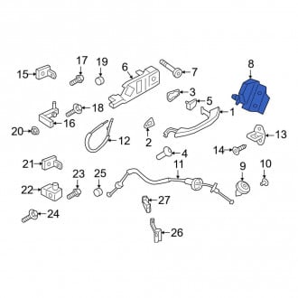 Porsche Cayenne Door Locks + Components — CARiD.com