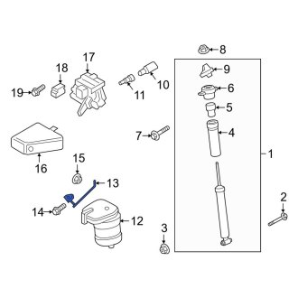 Porsche Cayenne Suspension Self-Leveling Sensors — CARiD.com