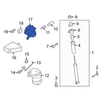 Porsche Cayenne Suspension Self-Leveling Sensors — CARiD.com