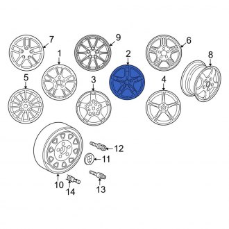 Porsche 911 Series OEM Wheels | Original Steel & Alloy Wheels — CARiD.com