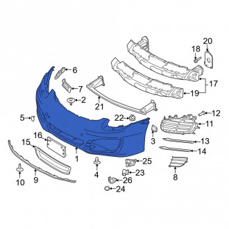 Porsche Cayman Replacement Front Bumpers & Components — CARiD.com
