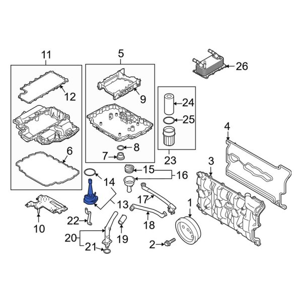 Porsche OE 95860616011 - Engine Oil Level Sensor