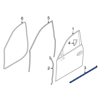 Porsche Panamera Door Seals & Weatherstripping – CARiD.com