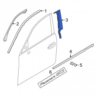 Porsche Panamera Door Moldings | Side, Edge, Belt – CARiD.com